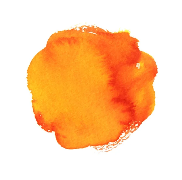 Orange watercolor stains — Stock Photo © Sonya_illustration #83760522