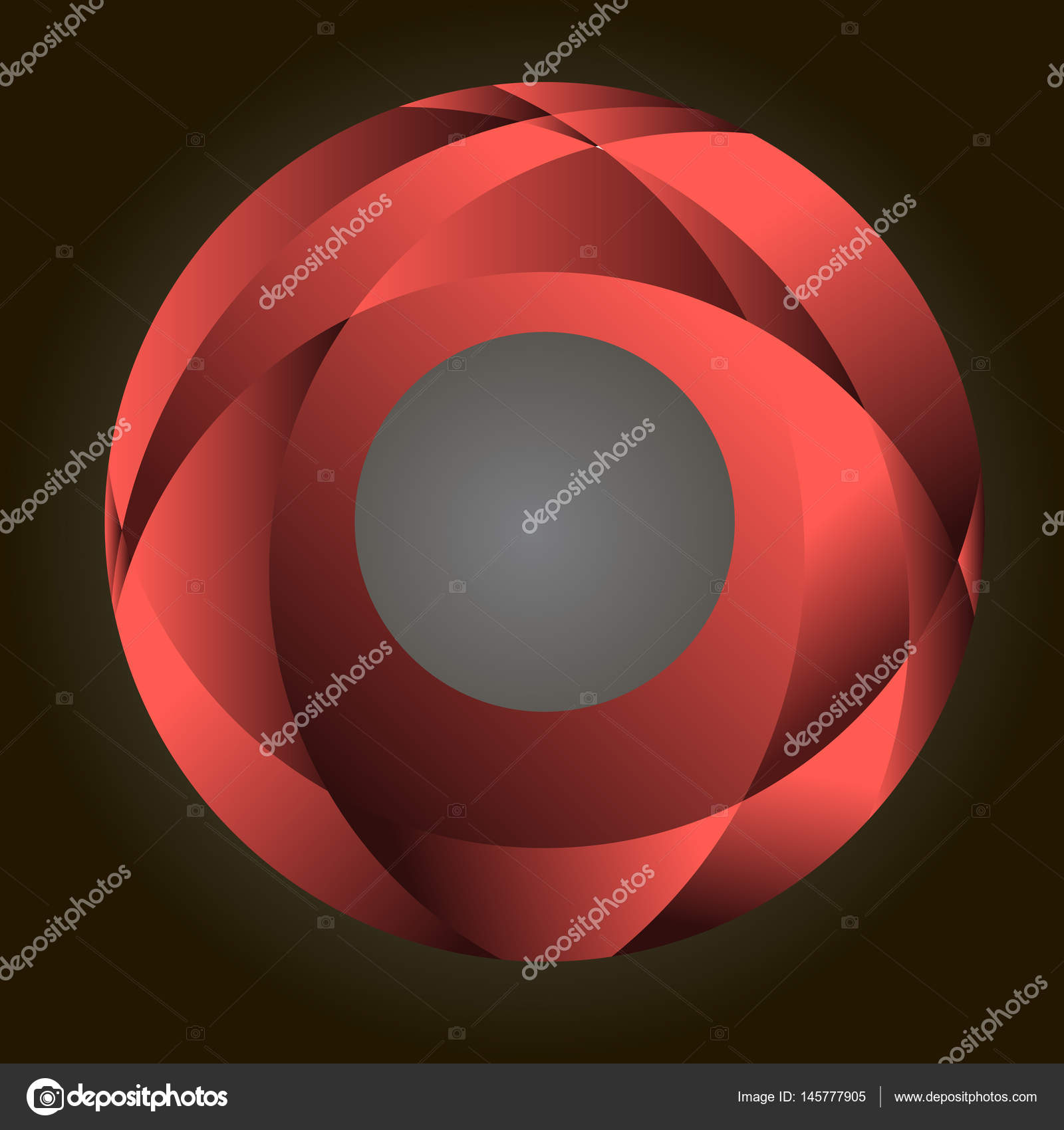 Red abstract gradient logo Stock Vector Image by ©vareennik #145777905