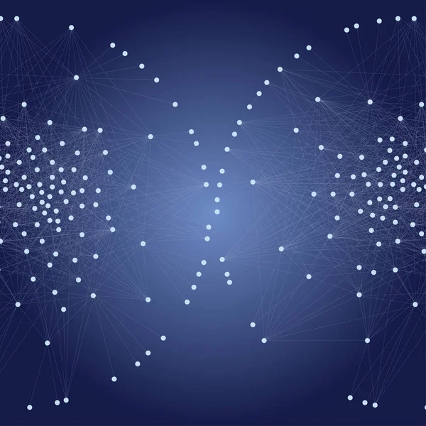 Vector Illustration Abstract Circles Infographic Network Social Network ...