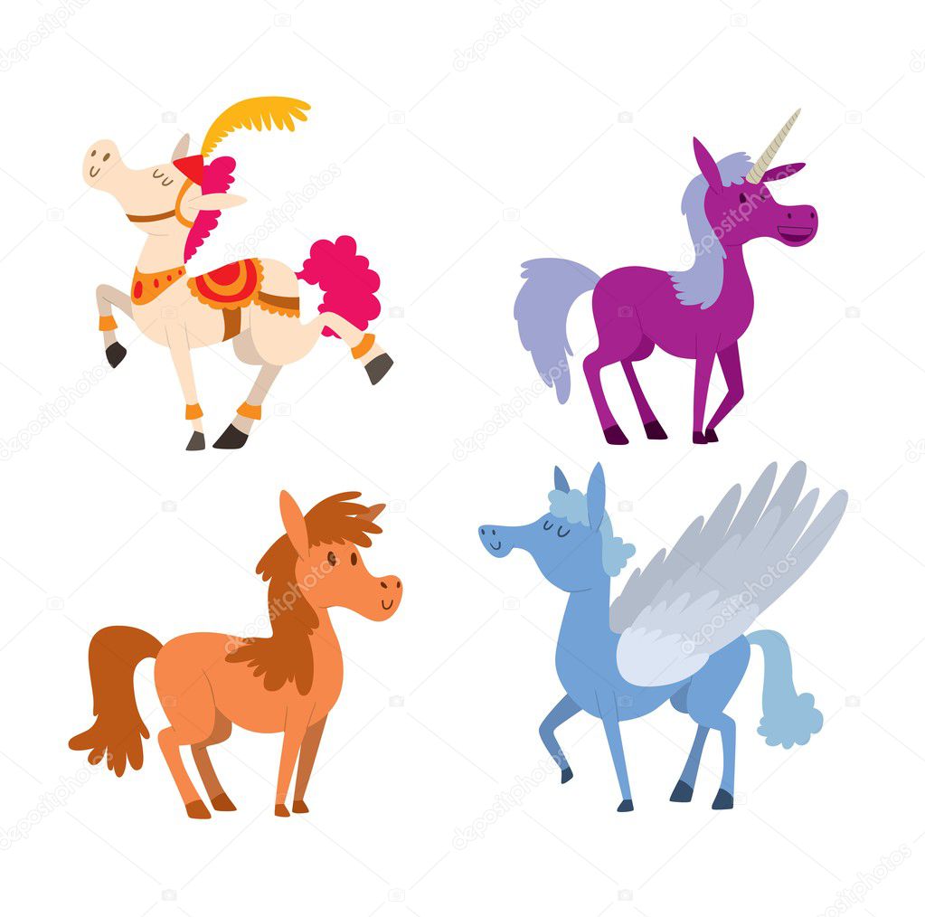 Cartoon horse vector character — Stock Vector © adekvat #128514020 Cartoon horse vector character — Stock Vector © adekvat #128514020