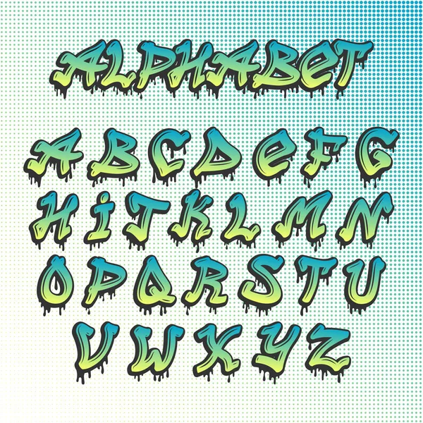 100,000 Graffiti font Vector Images | Depositphotos