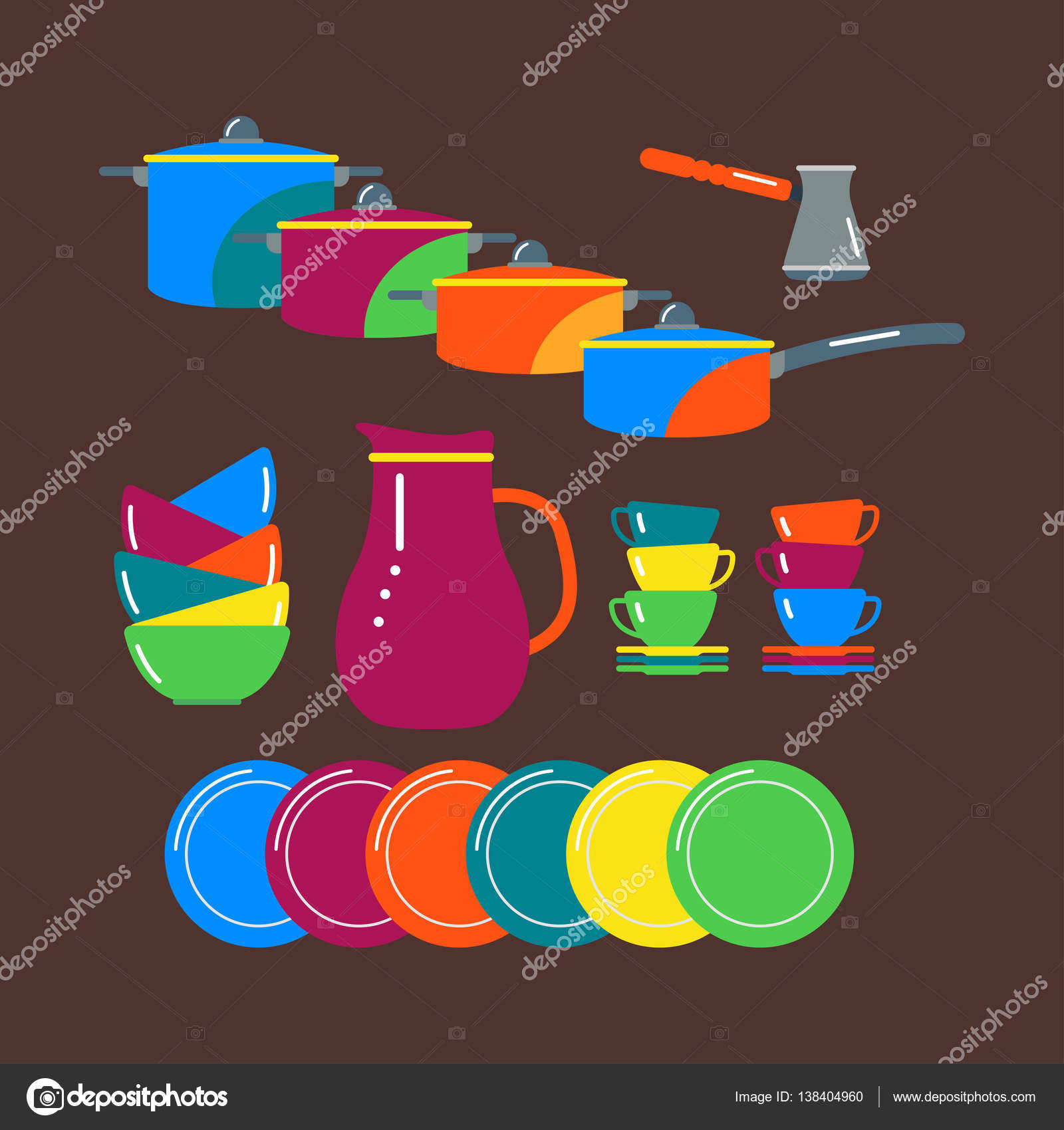 Kitchenware vector icons. Stock Vector by ©adekvat 138404960
