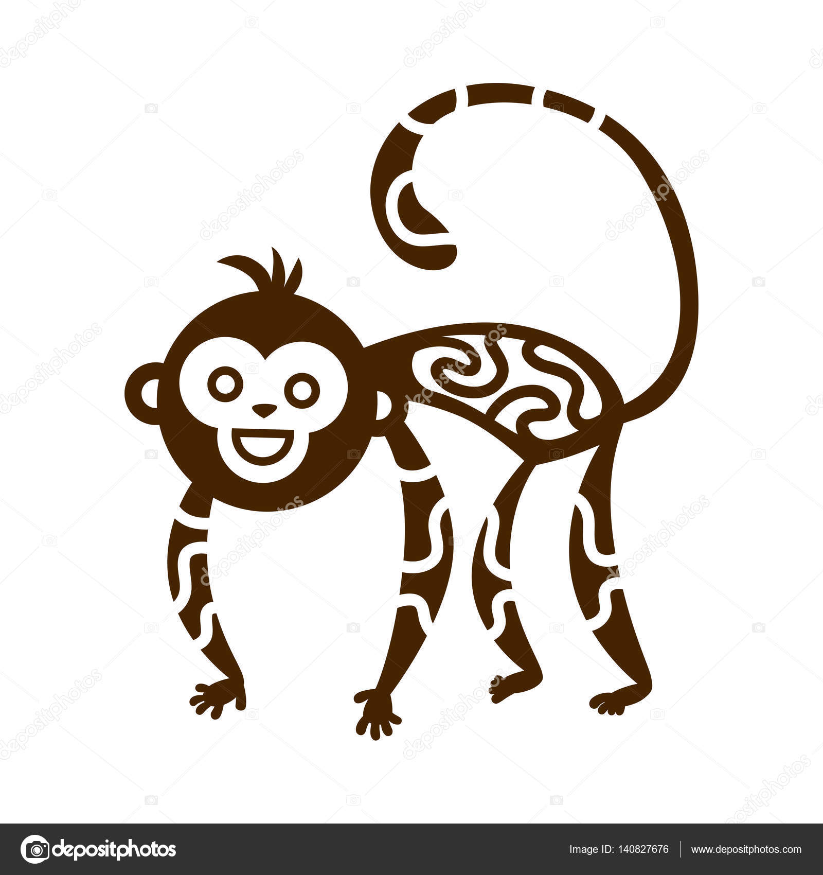 Mono Vector Ilustración . Vector de stock por ©adekvat 140827676