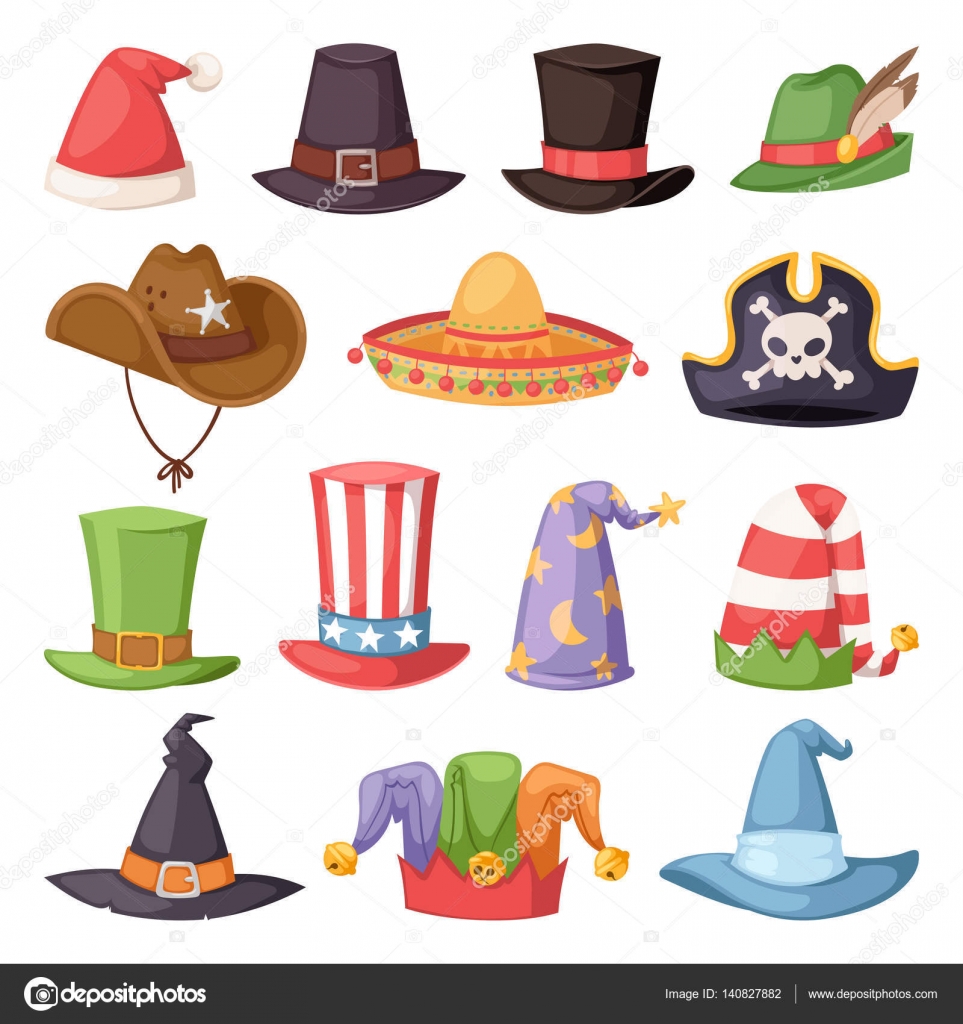 Clipart Of Crazy Hats