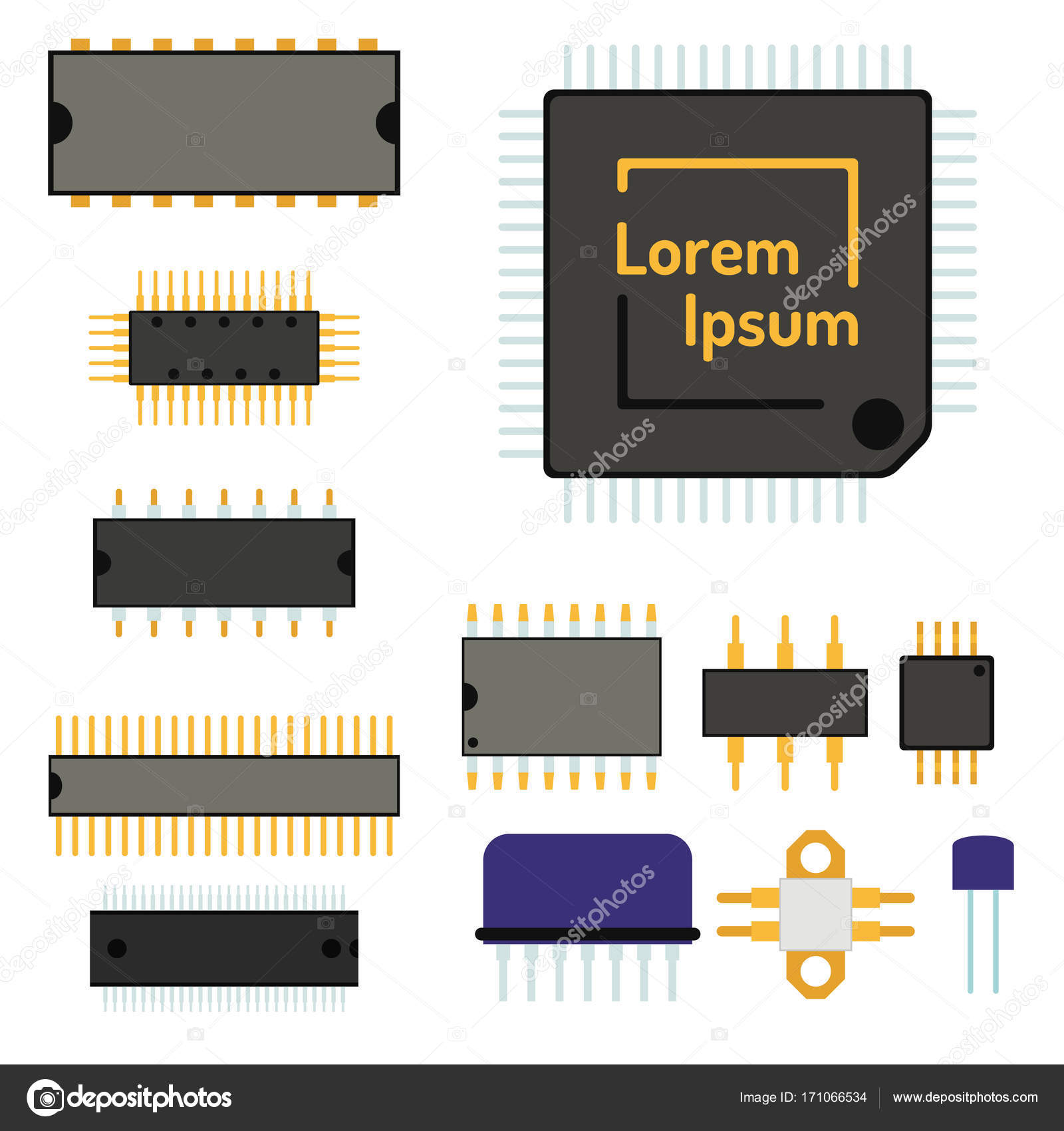 Datachip teknologi processor krets moderkortet information system ...