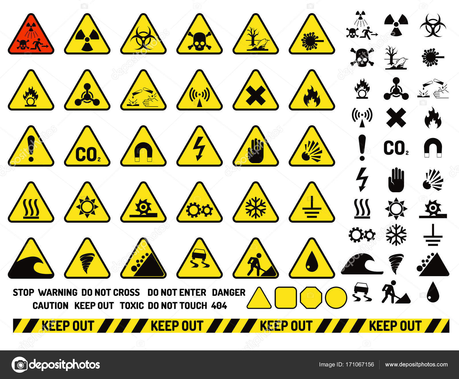 No Warning Signs And Symbols