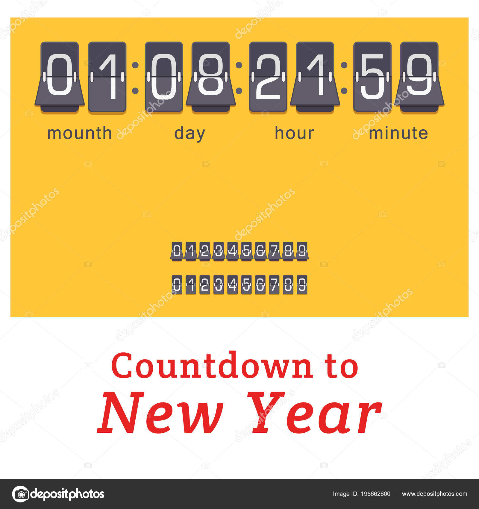 Timer clocks vector watch stopwatch countdown symbol hour illustration ...