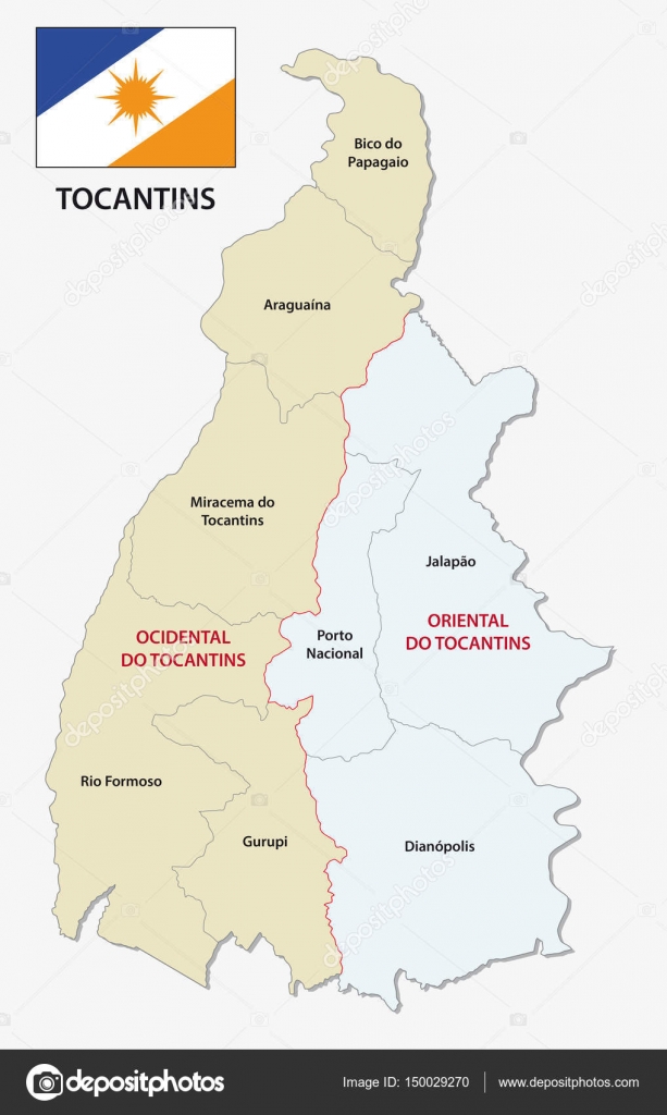 Mapa Do Estado Do Tocantins - FDPLEARN