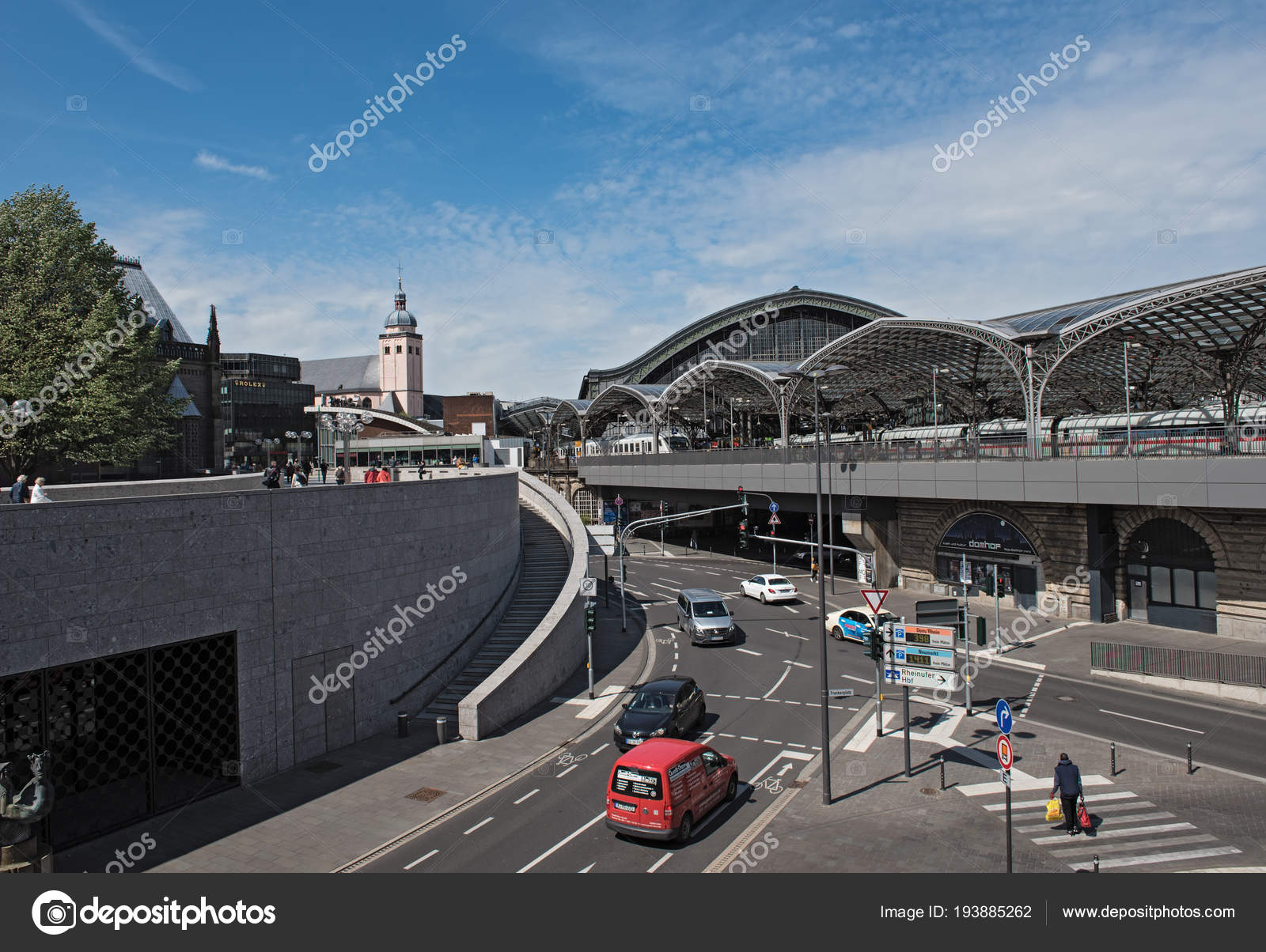 Cologne Germany April 2018 Architectural Structures Cologne Main Train ...