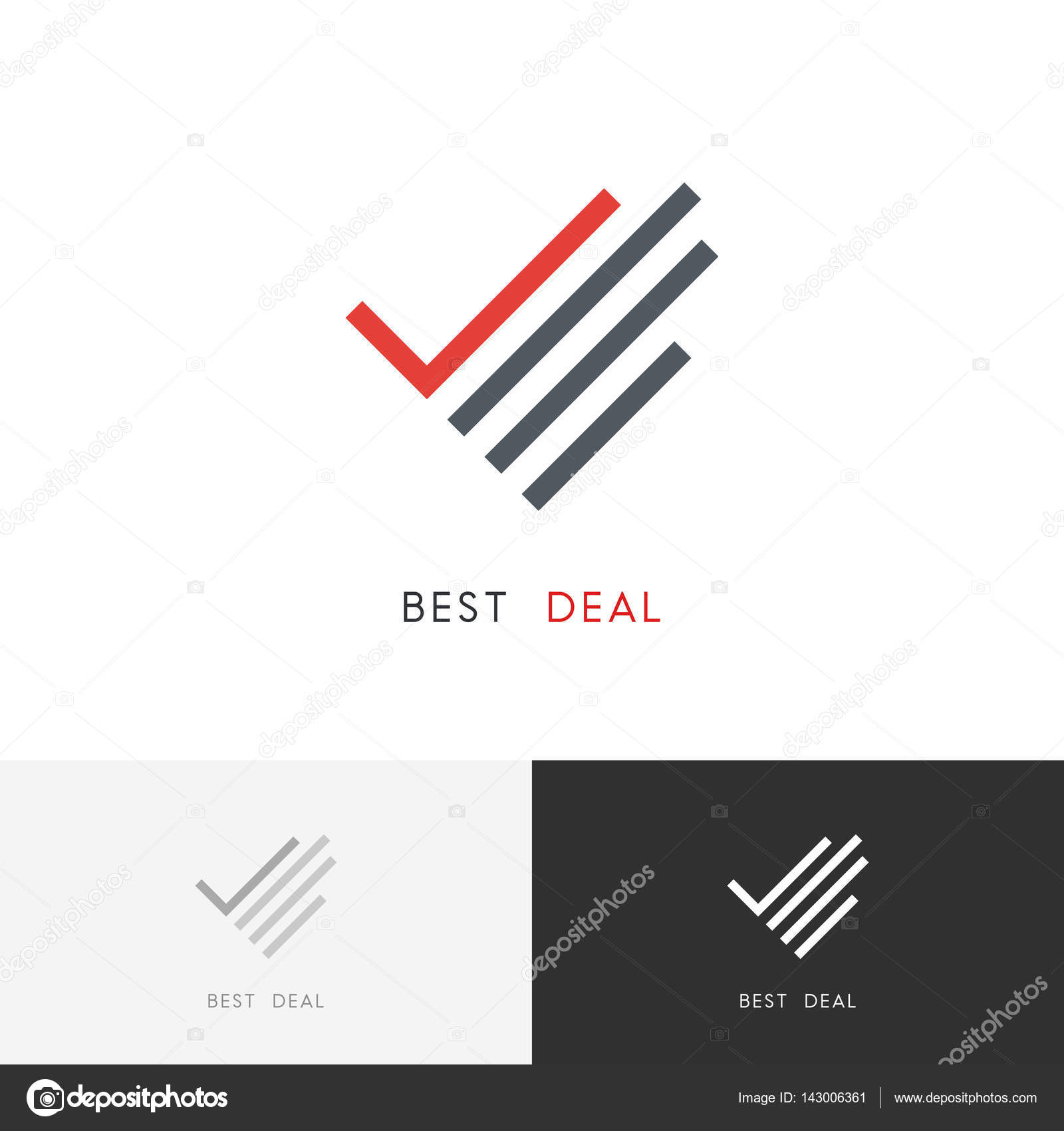 Best deal logo — Stock Vector © AlexKaplun #143006361