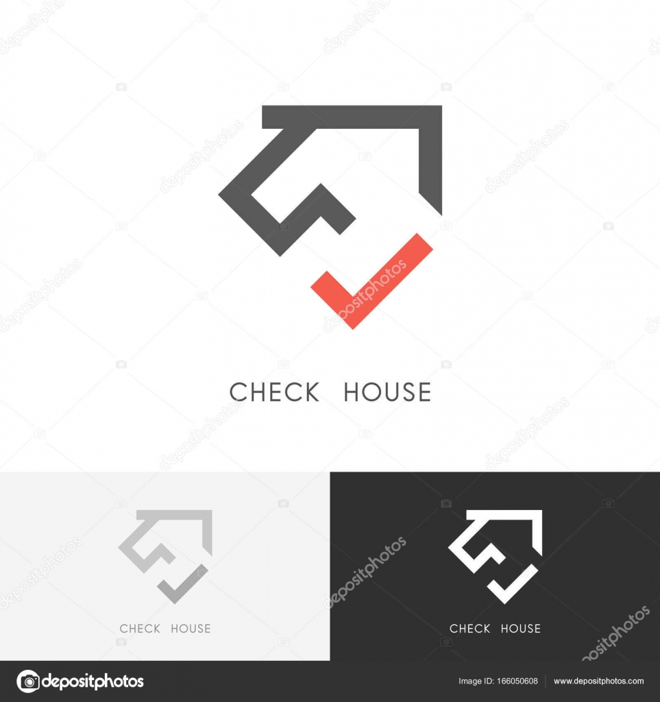 Check house logo Stock Vector Image by ©AlexKaplun #166050608