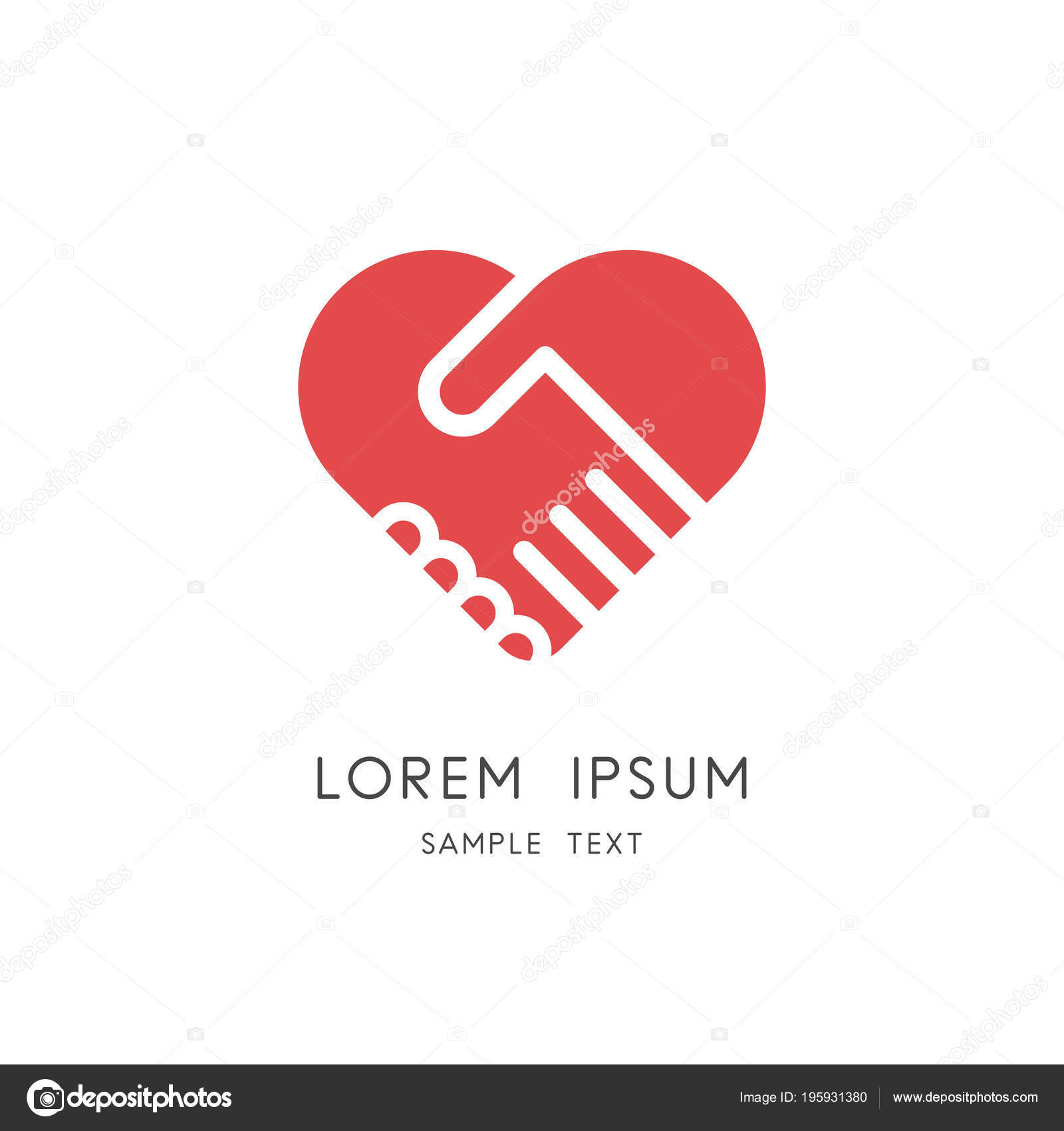 Cooperation Hands Logo