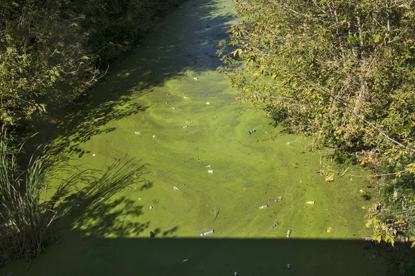 Very Polluted River Runs Village Stock Photo by ©banedeki 227721388