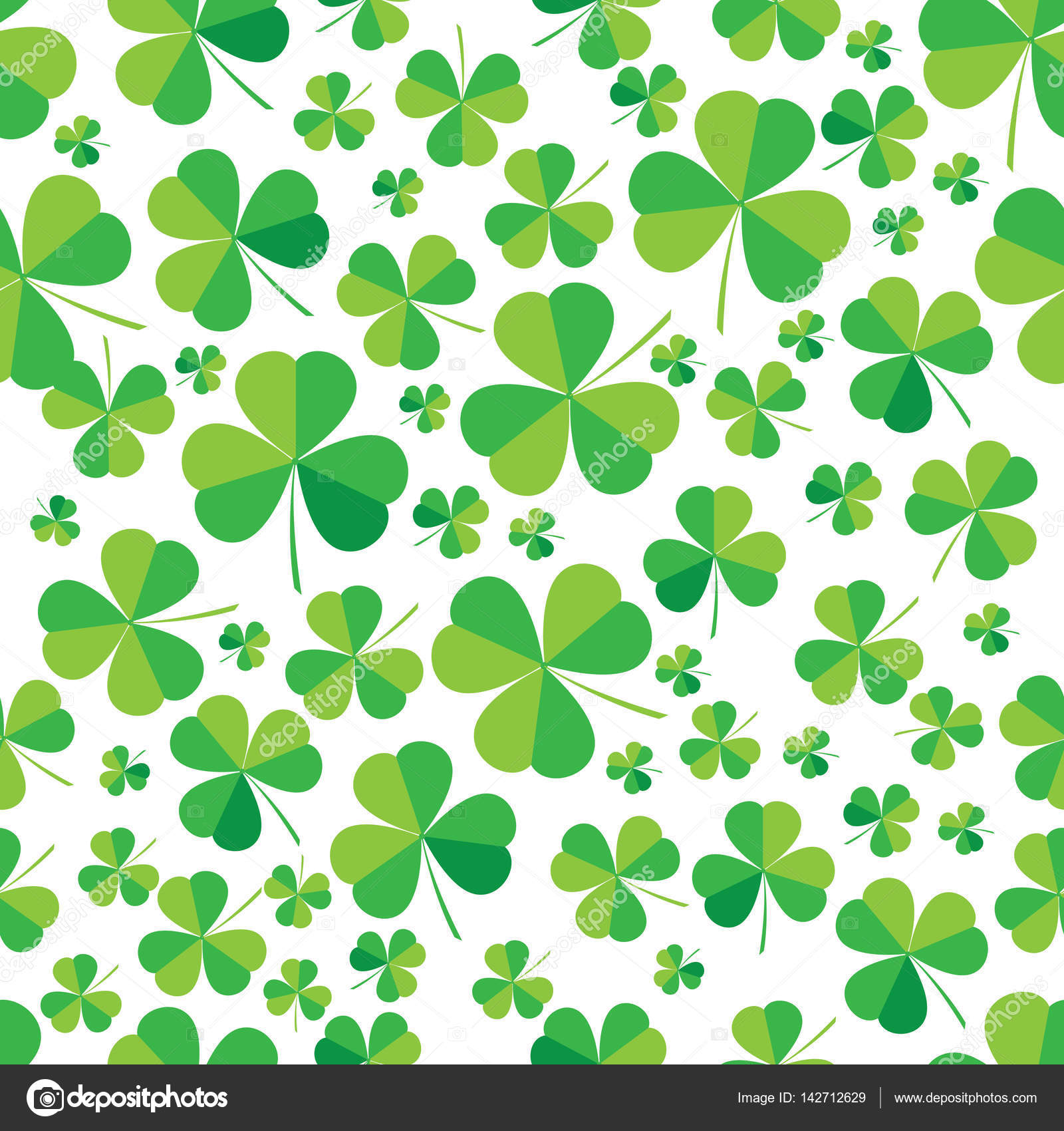 Patrick clover seamless bright background. Stock Vector Image by ©Im ...