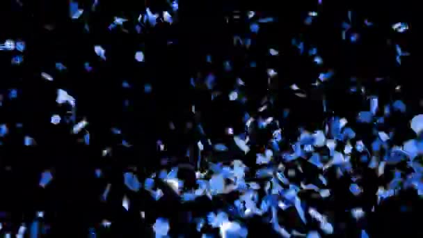 Party Explosion Confetti Black Background Render Animation Confetti ...