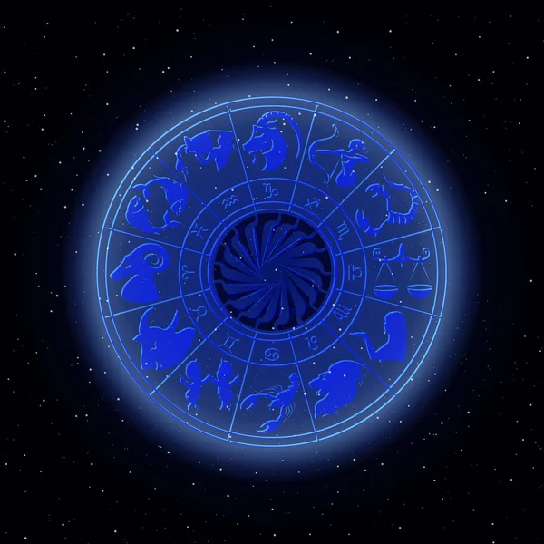 Zodiac signs around in outer space Stock Vector Image by ©Yegen ...