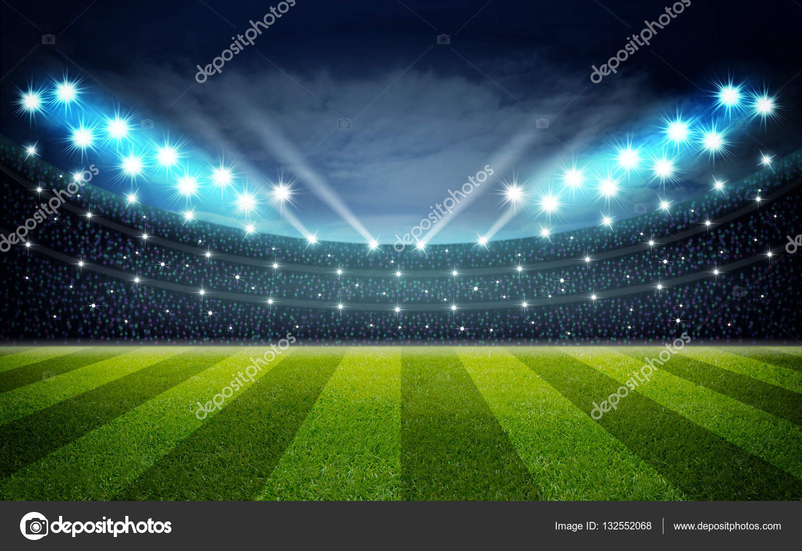 Soccer stadium illustration — Stock Photo © efks #132552068