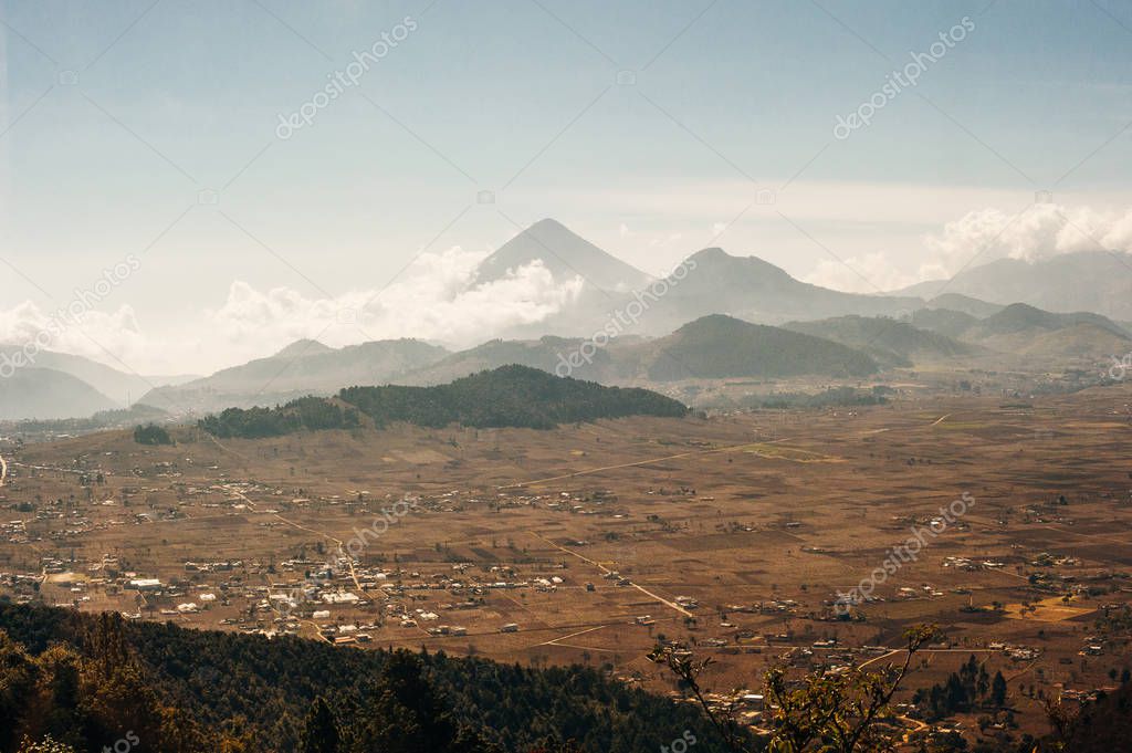 Volcán Santa María - Volcanes activos en las tierras altas de Guatemala ...