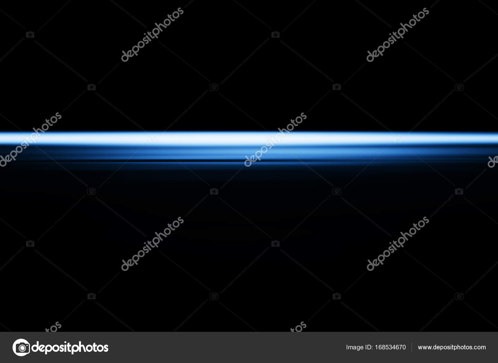 Horizontal blue blast beam illustration background — Stock Photo ...