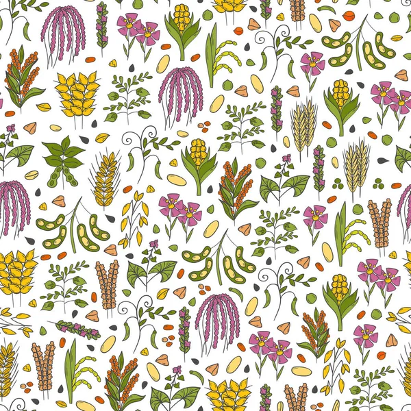 Porridge pattern Vector Art Stock Images | Depositphotos