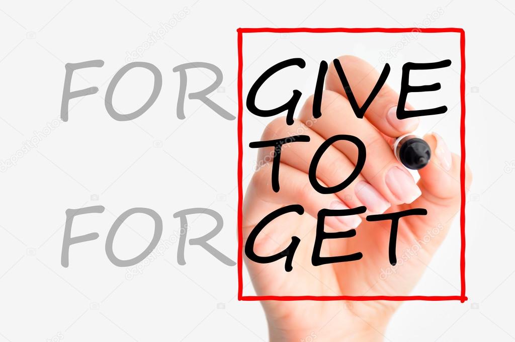 Give to get words — Stock Photo © Ai825 #125088802