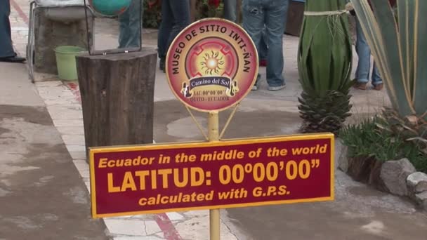 Equator line information table. — Stock Video © VIDEOTON #193805700