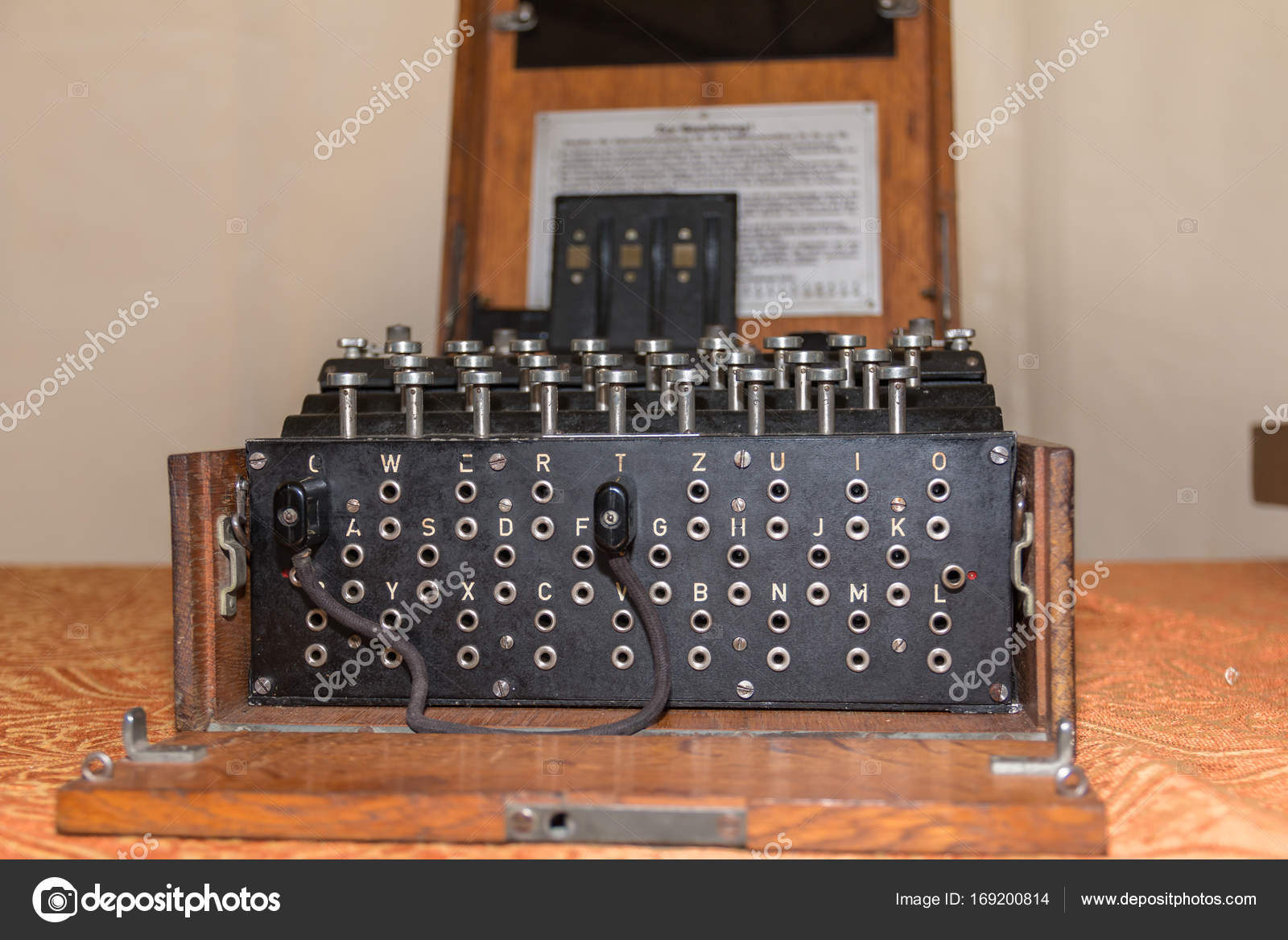 The Enigma Cipher Machine from World War II — Stock Photo ...