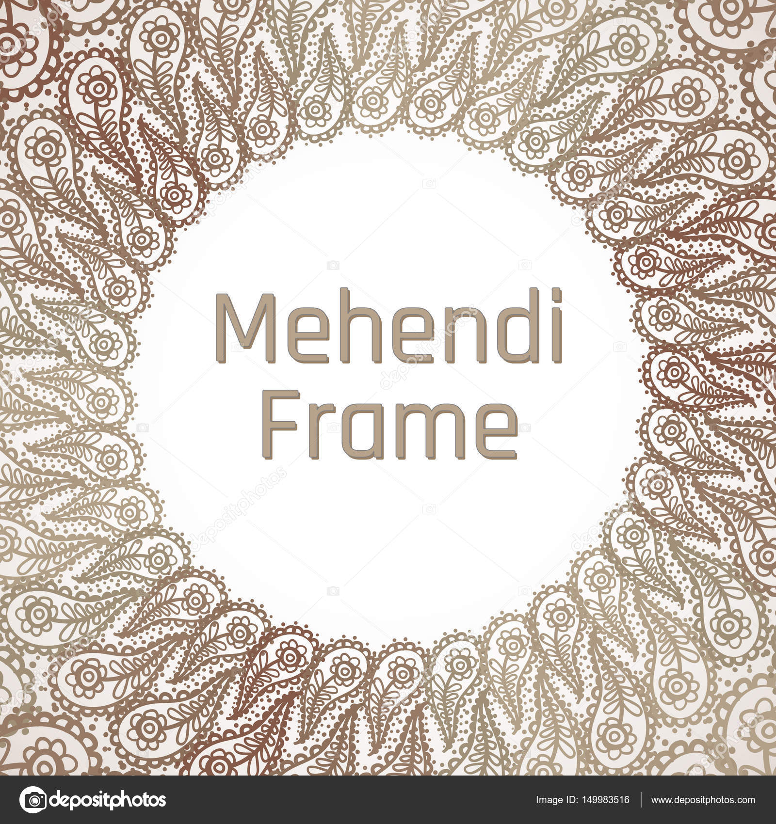 Indian frame icon — Stock Vector © Sopelkin #149983516