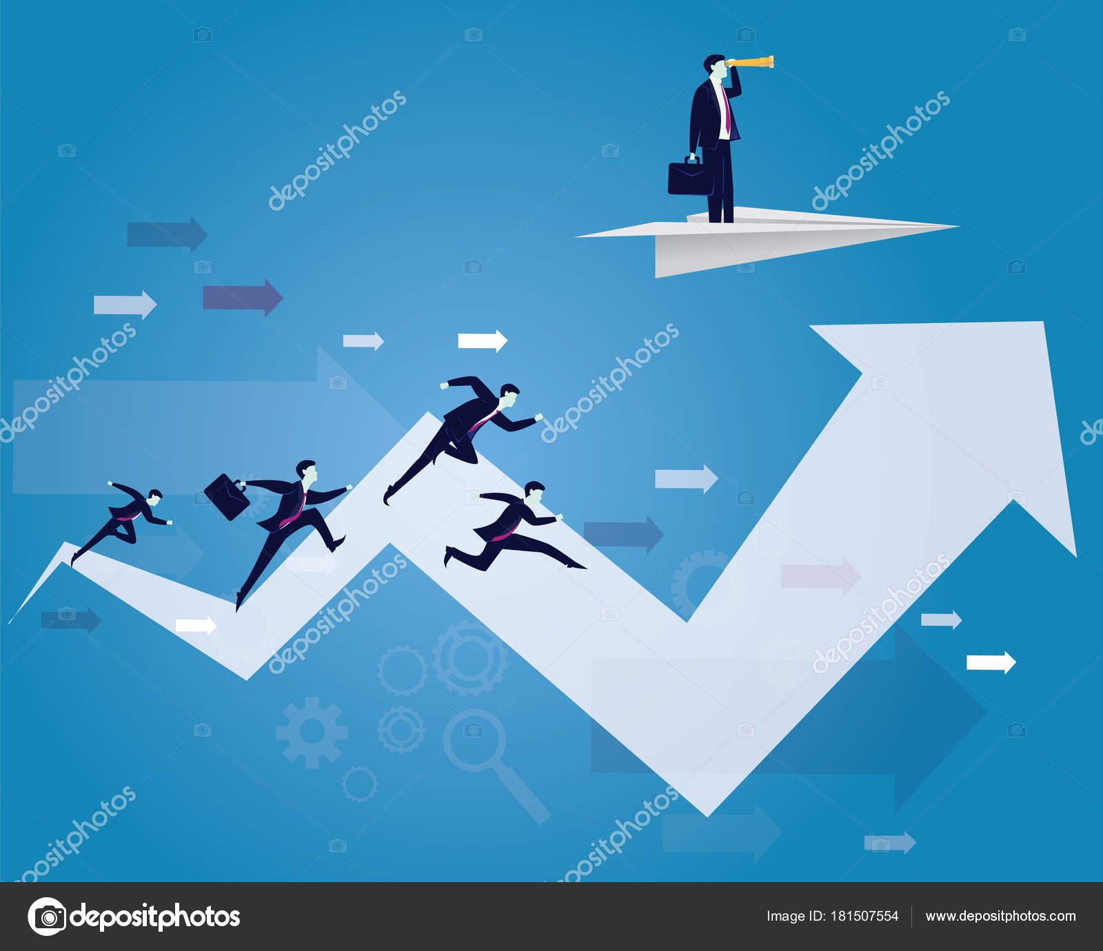 Businessman Future Vision Concept Stock Vector Image by ©inamar #181507554