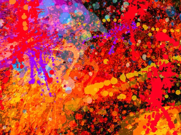 Abstract Splash Painting ⬇ Stock Photo, Image by © samillustration ...