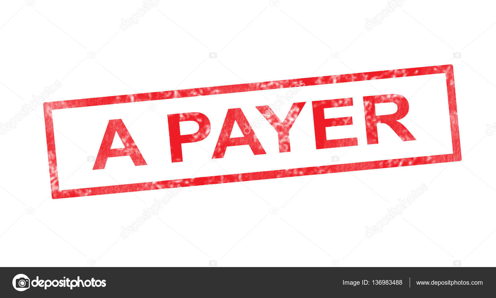 A PAYER red rectangular stamp Stock Photo by ©fontaineg974 136983488