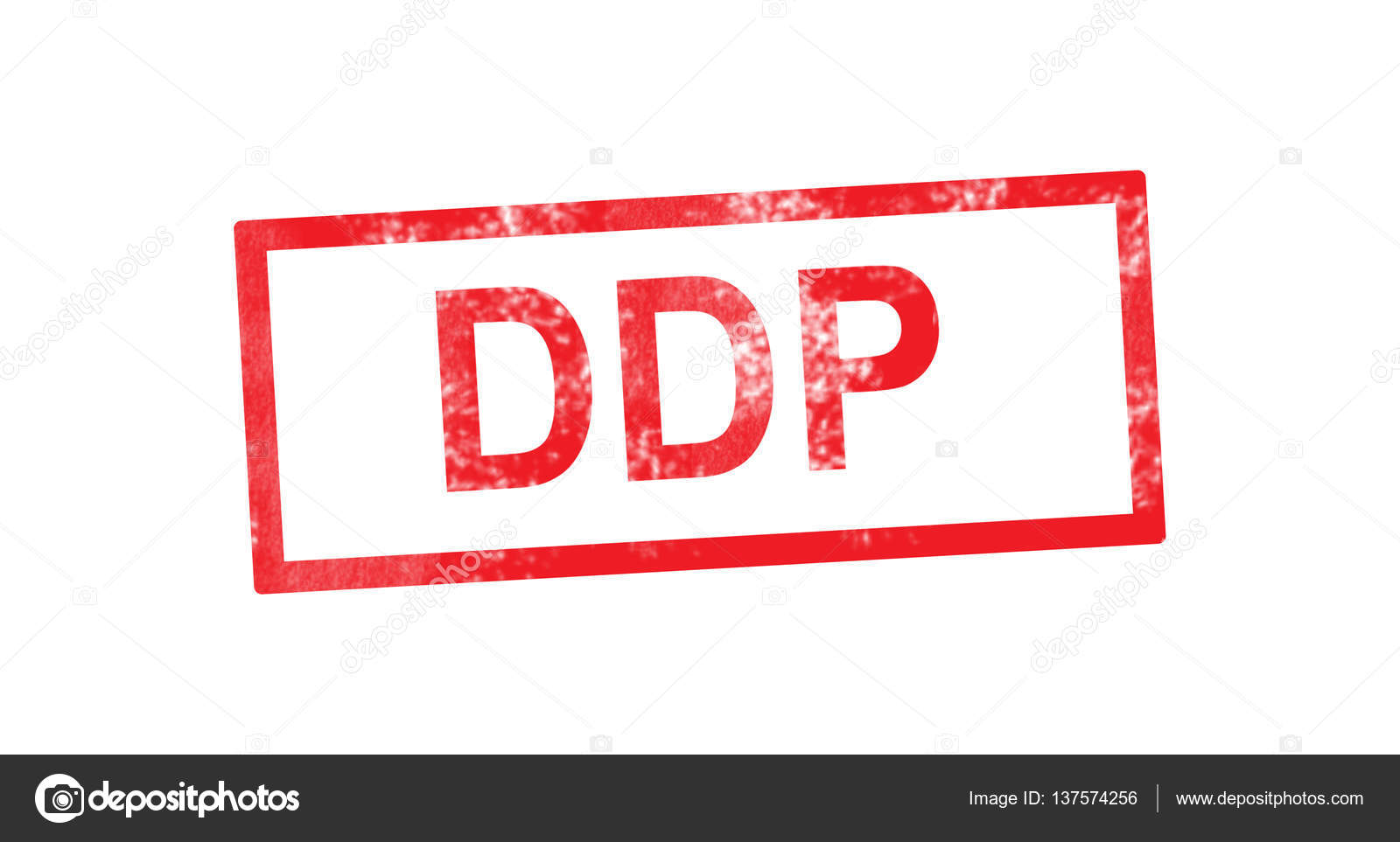 DDP in red rectangular stamp Stock Photo by ©fontaineg974 137574256