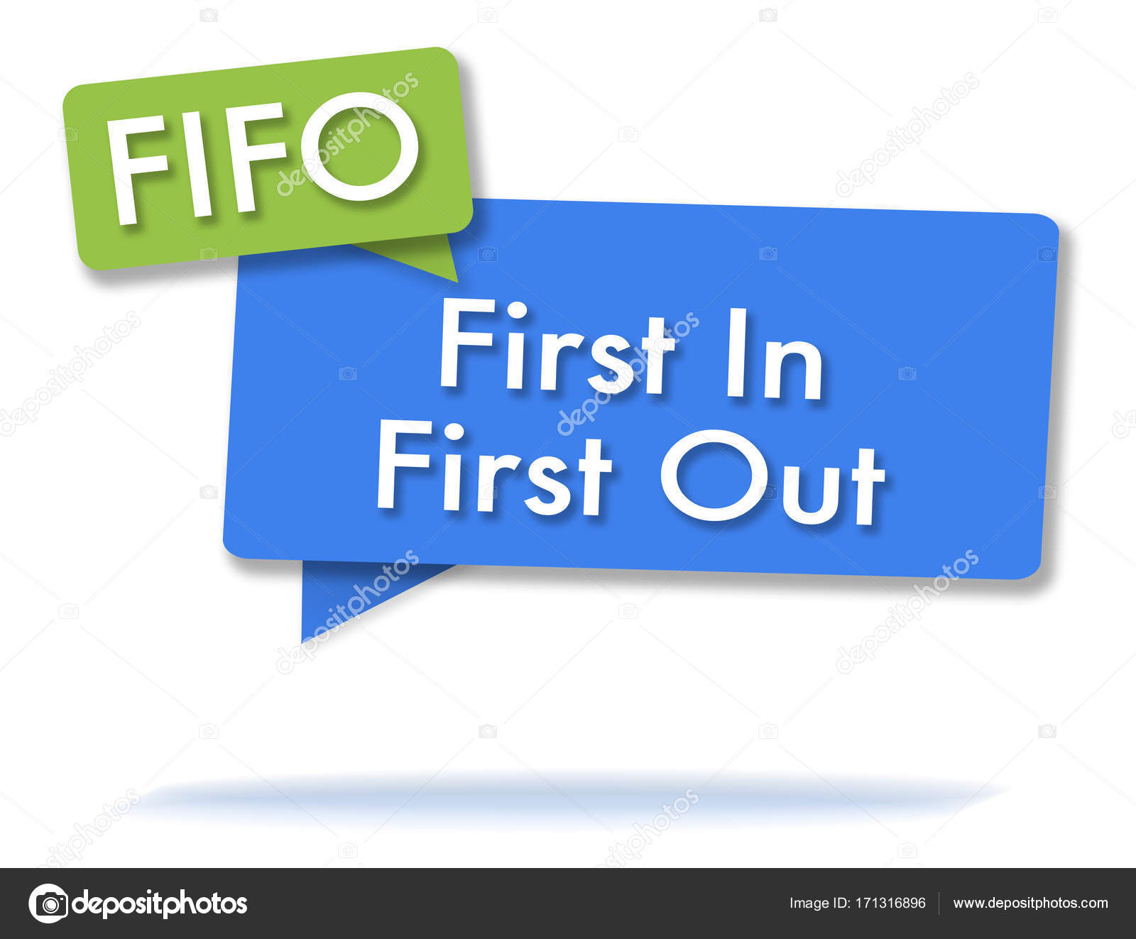 FIFO initals en burbujas de colores — Foto de stock #171316896 ...