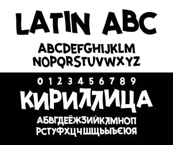 Cyrillic and latin alphabet Vector Art Stock Images | Depositphotos