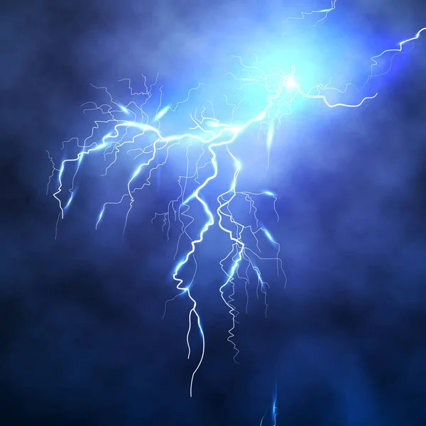 Lightning realistic isolated Stock Vector by ©SMSka 148709613