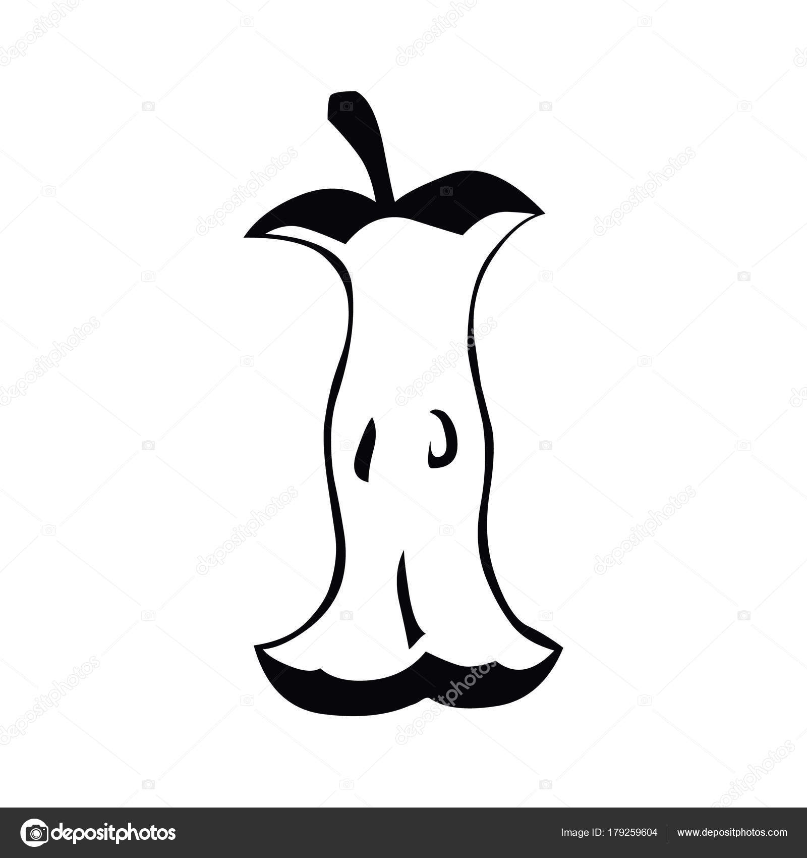 Bitten Apple Fruit Icon
