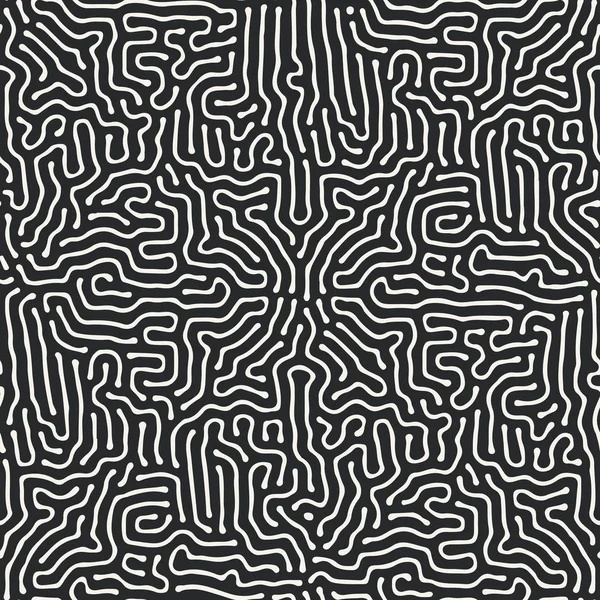 Difusi n reacci n vector patr n sin fisuras. Formas org nicas en blanco y negro, patr n de l ...