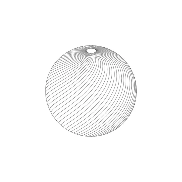 Wireframe 3D mesh polygonal sphere. Network line, HUD design sphere ...