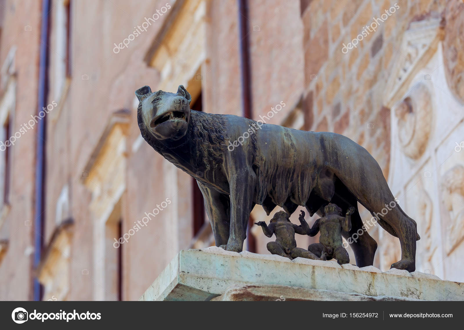 Rome. Capitol wolf. Stock Photo by ©pillerss 156254972