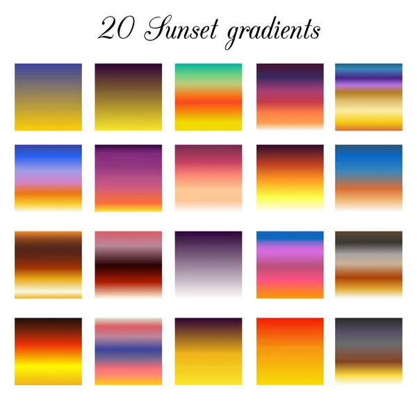 100,000 Sunset gradient Vector Images | Depositphotos