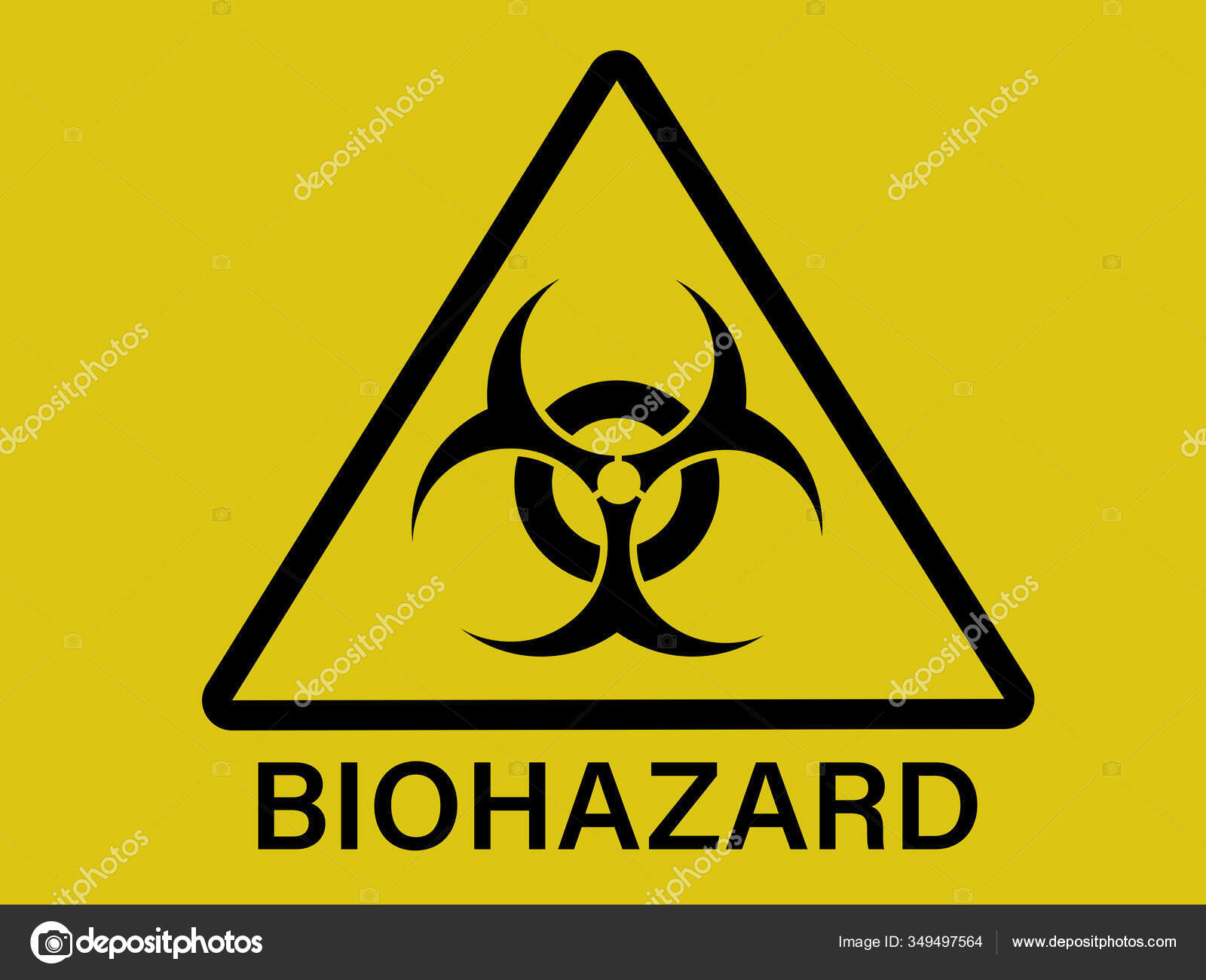 Biohazard Warning Sign