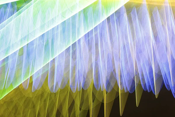 Lighting effect, multicolored striped lines in motion - abstract ...