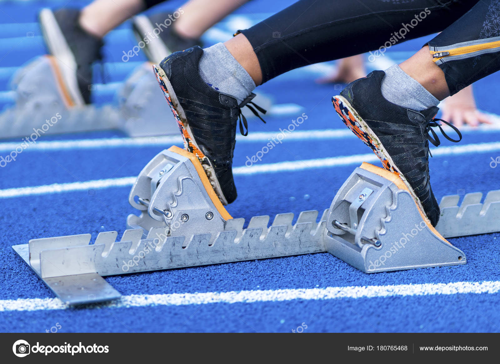 Sprint Start Track Field Stock Photo by ©stefanschurr 180765468
