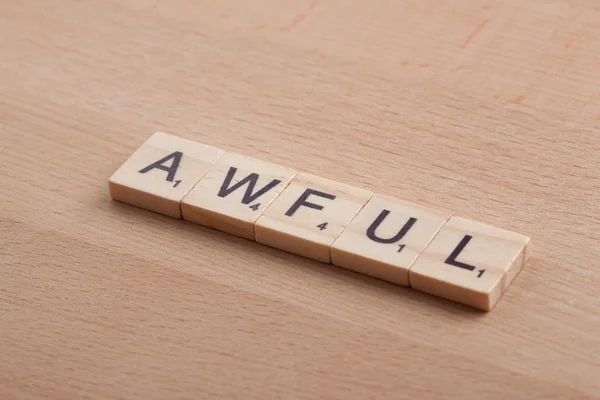 Pile of Scrabble letter blocks. Stock Photo by ©Halfbottle 125755144