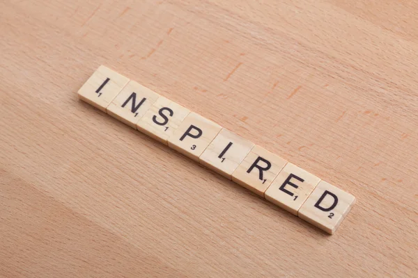 Scrabble letters spelling the word excited. Stock Photo by ©Halfbottle ...