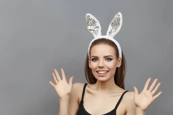 Woman bunny ears Stock Photos, Royalty Free Woman bunny ears Images ...