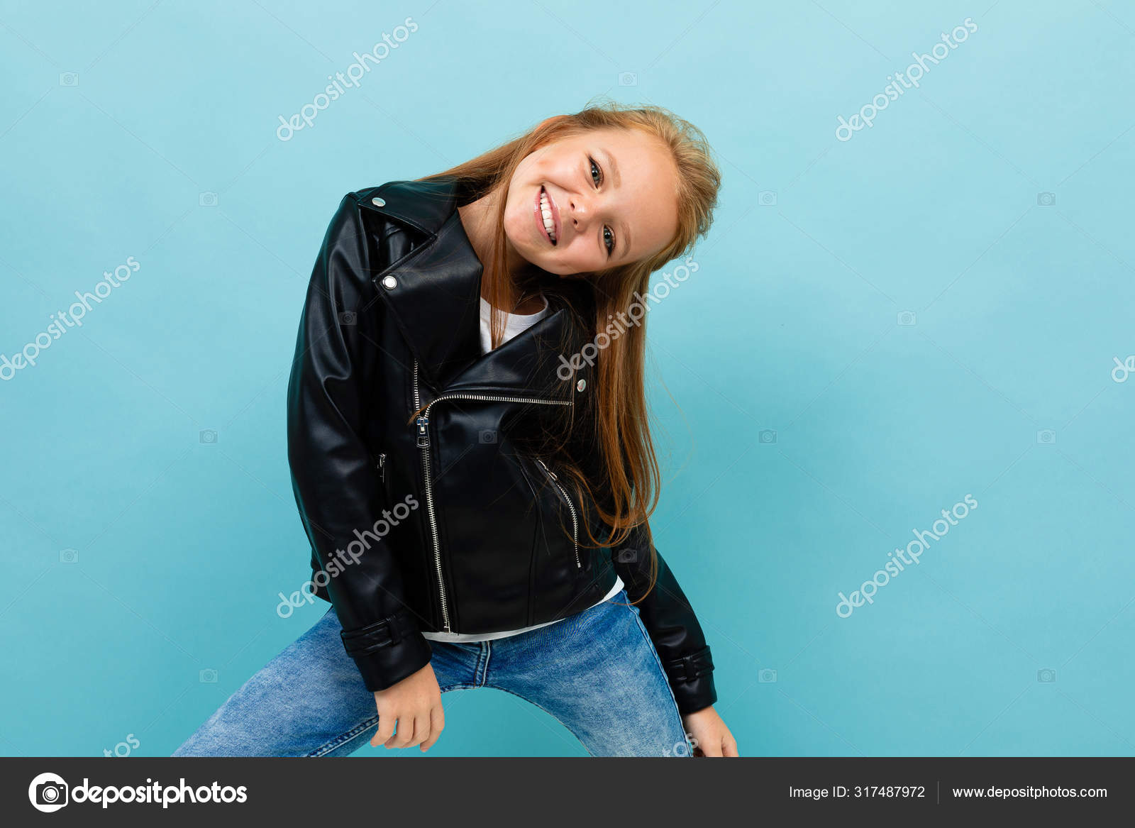 Little Girls Leather Jacket