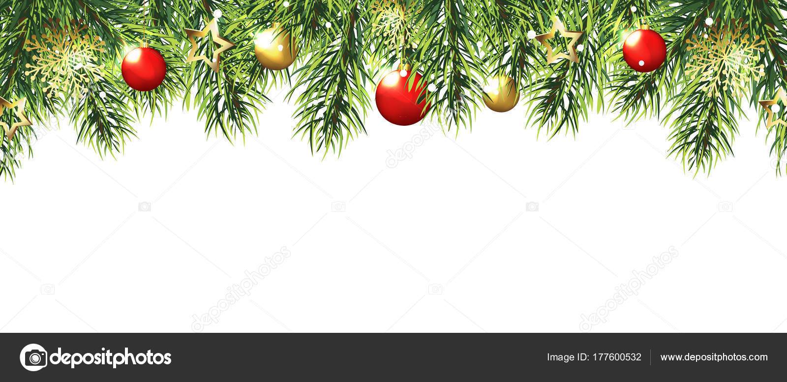 Gratis Kerstrand Clipart Downloaden