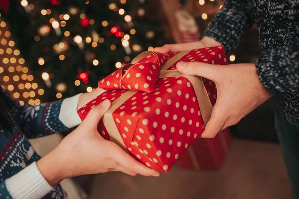 Christmas gift exchange Stock Photos, Royalty Free Christmas gift ...