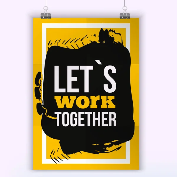 Lets be together Vector Art Stock Images | Depositphotos